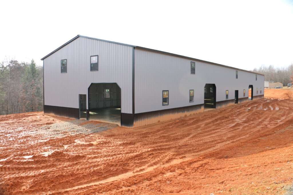 40’x160’x18’ Custom Metal Building - Prestige Steel Structures