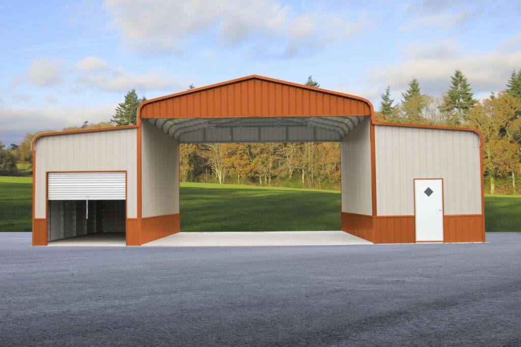 54’x26’x12’ Steel Horse Metal Barn - Prestige Steel Structures