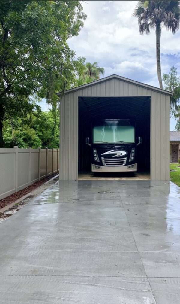 18’x45’x14’ RV Garage | Prestige Steel Structures
