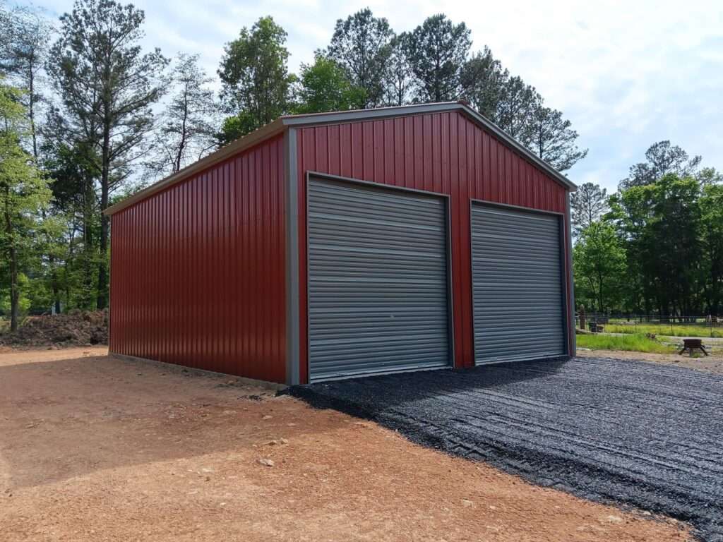 30’x30’x14’ Two Car Metal Garage - Prestige Steel Structures
